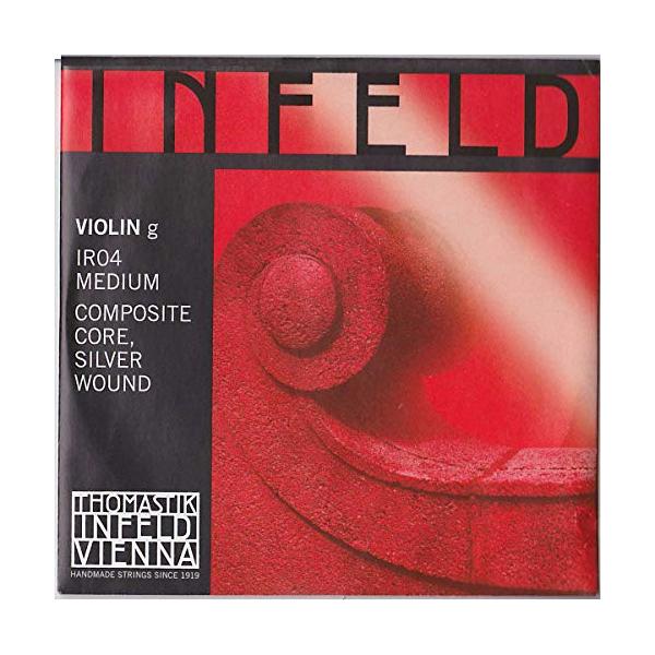 (G線) IR04シルバー/-/IR04・Style:(G線) IR04・パッケージ個数:1・バイオリン弦の名門、オーストリアのトマスティック・インフェルド社製・G:IR04 ハイブリッドコア/シルバー巻・ミディアムテンション