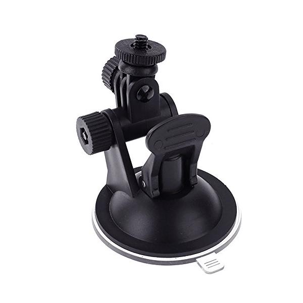 パッケージ個数:1・ドライブレコーダー、車装カメラ用の固定マウントです。車やバイクの車載映像の撮影に最適！小型のビデオカメラなら充分に設置出来ます。・吸盤式固定。ワンタッチでしっかり吸着、使わない時は楽々に外すことができます。・雲台部分はX...