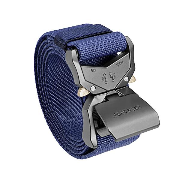 ブルー/M-腰の長さ 75cm-110cm (全長125cm)/2#ZS・Color:ブルーSize:M-腰の長さ 75cm-110cm (全長125cm)・バックルを素早く外せるグレードアップ版: 精巧に彫られた重いバックル、アルミニウム...