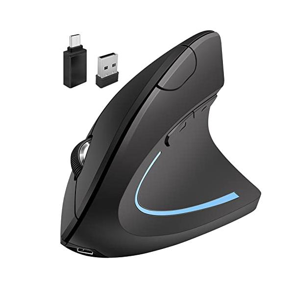 モダンインクブラック。/-/-・Color:インクブラック。・2022年最新アップグレード光学人間工学設計手への全体的な圧力を軽減し、マウスを長期間使用できるように特別に設計されており、より快適な使用法を提供します。・デュアルモードBlue...