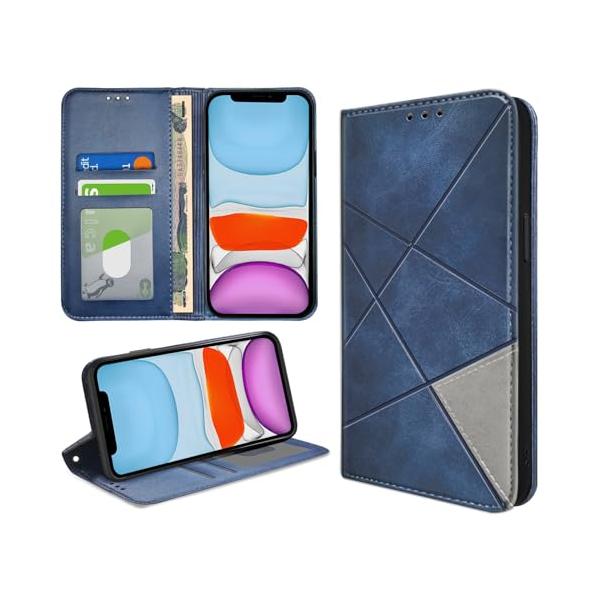 ブルー/iPhone 11Pro/iPhone 11Pro・Size:iPhone 11ProColor:ブルー・適用型番iPhone11Proケース手帳型(5.8インチ)スマートフォン専用手帳型保護カバー，独特の高品質PUレザーを使用し、...