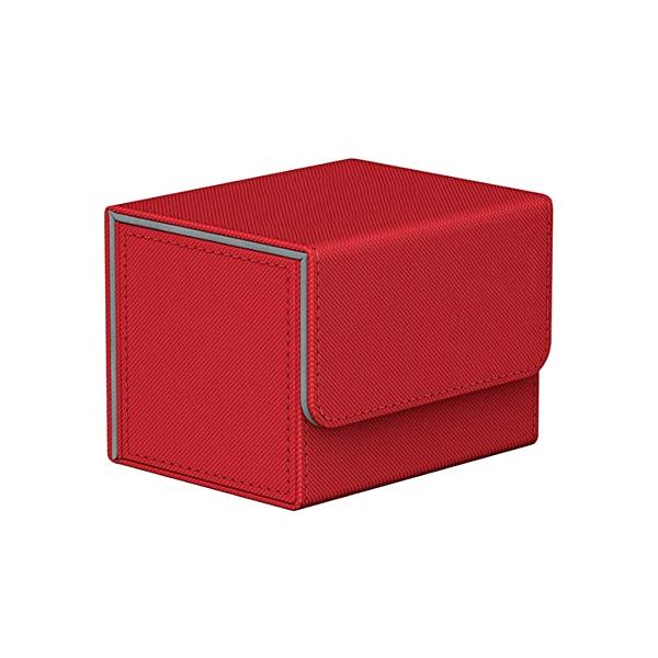 Design赤/220枚のカード収納（横版）/HG CHASING TRIBE・Size:220枚のカード収納（横版）Color:赤・パッケージ個数:1・製品仕様デッキケース外部サイズ縦10.4cm 幅8.3cm 高さ7.8cm 内部寸法縦...