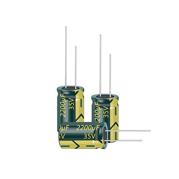 -/35V 2200μF/-・Size:35V 2200μF・種類：電解コンデンサ／静電容量：2200μF／定格電圧：35V・電解コンデンサの寸法：13X25mm・動作温度範囲：-40℃〜+105℃・静電容量許容差：±20％・アルミ電解コン...