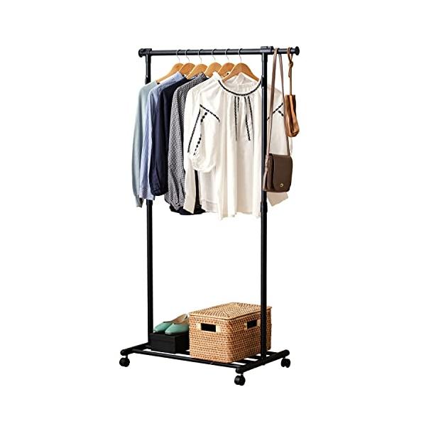 楽ちん上げ下げ x シングルブラックB/楽ちん上げ下げ x シングル/RPHS-80BK・Color:ブラックBStyle:楽ちん上げ下げ x シングル・パッケージ個数:1・全体耐荷重(約)40kg・ボタン式昇降機能