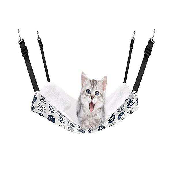 ホワイト/L/J・Size:LColor:ホワイト・パッケージ個数:1・1.製品仕様冬夏両用の猫ハンモック、10kgまでの荷重に耐えられます。L展開 サイズ： 約58ｘ48ｃｍ、M展開 サイズ： 約48ｘ38ｃｍ。