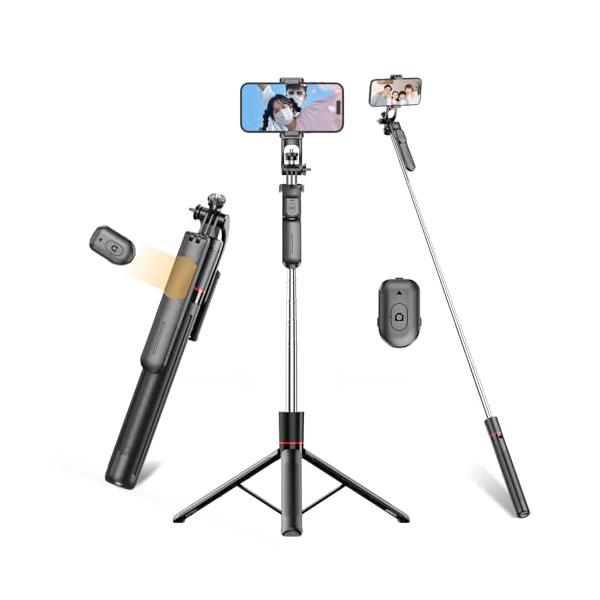 ブラック/-/-・パッケージ個数:1・??最大1704MM撮影高さ、7段階調整で高さ自由この自撮り棒は、最大1704mmまで調整な7段階伸縮機能を搭載しており、撮影装備を追加すると、最大1704mmの高さで撮影がになります。この高さは、広範...