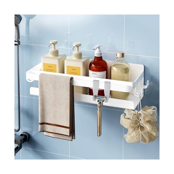 ホワイト/1段式/YPRB-ZWJ-A・Size:1段式Color:ホワイト・バスルームとキッチン収納浴室ラックは高品質の素材で作られており、耐久性と安定性抜群。耐用年数が長く、表面は電気泳動+粉体塗装の2層防錆処理を採用しており、錆びませ...