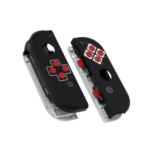 クラシックNESスタイル/Joycon Shell and Buttons/CT104・Color:クラシックNESスタイル・パッケージ個数:1・スイッチジョイコンに完全にフィットするカスタムデザインの替えるハウジング。精密にカットされたケ...
