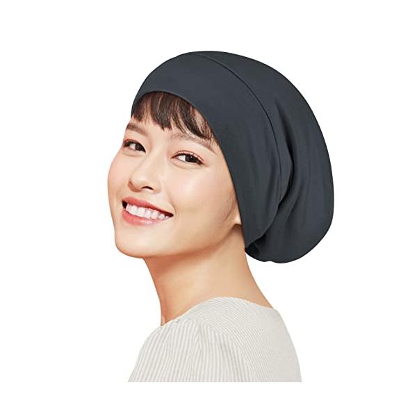 ヒジャブ木炭色/Free Size/LULUSILK・Size:Free SizeColor:木炭色・ネコ対策飼い猫が寝ている間に髪の毛で遊ぶので、寝るときに必須です。・自宅でSPAをするナイトキャップをかぶって寝ることは、自宅でヘアスパを...