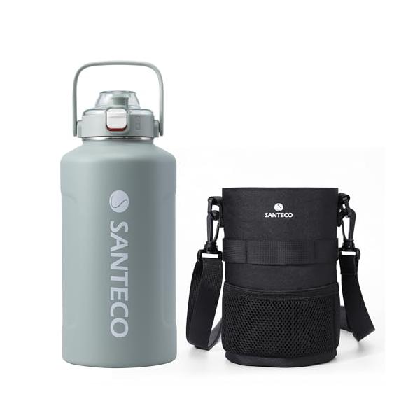 グレー/2000 ml/JP-HD1900・Size:2000 mlColor:グレー・1900ML大容量1900MLの大容量で、ハイキング・キャンプ・ピクニック・スポーツなどのシーンで水をゴクゴク飲めます！使用上の注意：蓋を開閉する場合は...