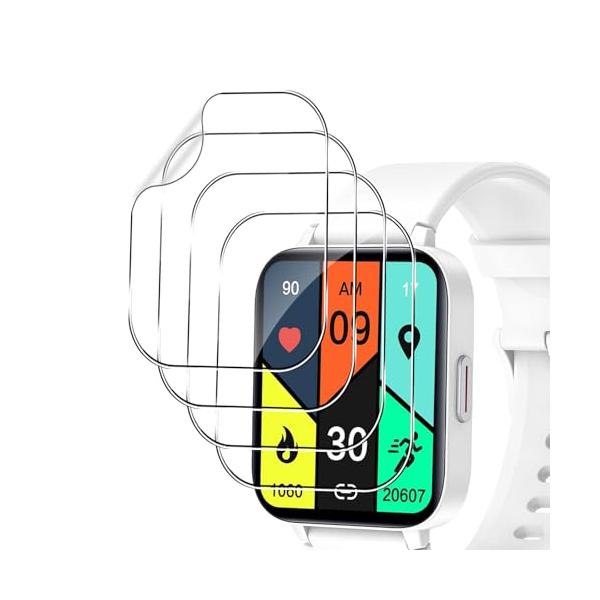 -/スマートウォッチ 1.69インチ 対応フィルム*4枚/-・Size:スマートウォッチ 1.69インチ 対応フィルム*4枚・1.69インチスマートウォッチ専用1.69インチのスマートウォッチ画面に対応した専用設計。精密なサイズカットで画面...