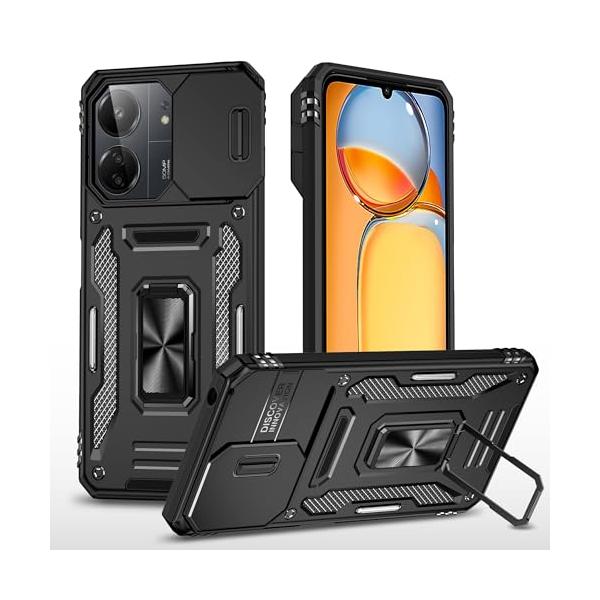 ブラック/Redmi Note 13 Pro 5G/-・Size:Redmi Note 13 Pro 5GColor:ブラック・本製品は Redmi Note 13 Pro 5G に対応ハイブリッドケースです。・背面に120度開閉＆360度...