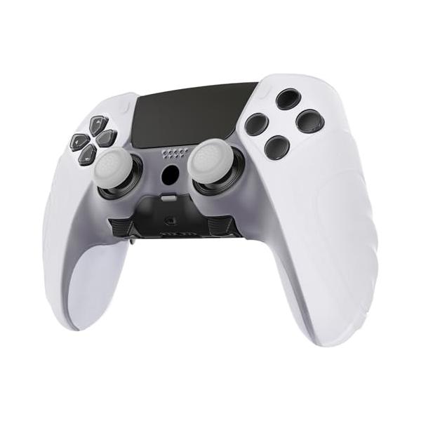 グローインダーク/-/-・高品質なシリコンケースは、ps5 Edgeワイヤレスコントローラー用に特別に設計されています。様々なスタイルと色からでき、新しいコントローラーを保護します・滑り止めのシリコングリップスキンの表面はガーディアンエディ...