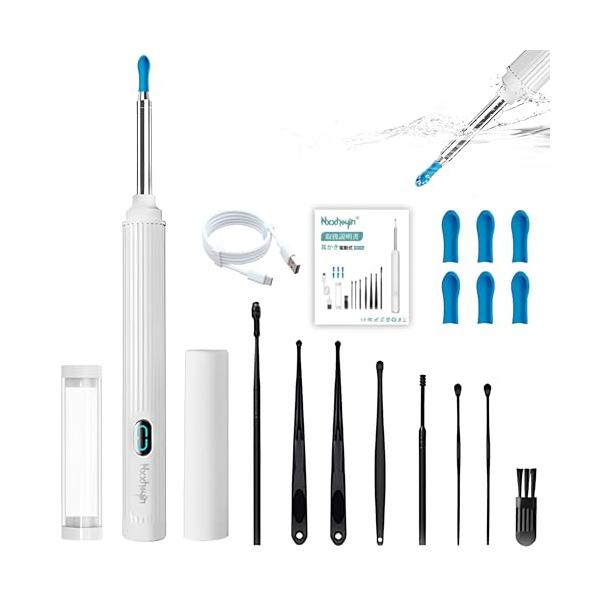 ホワイト/-/-・Color:ホワイト・パッケージ個数:1・??最新版一体化デザインYW12 Pro耳かきカメラは 耳かき、WIFI発信機とカメラレンズを一体化にします。説明書のQRコードを読み込んで、専用アプリ『Cooleer』をダウンロ...