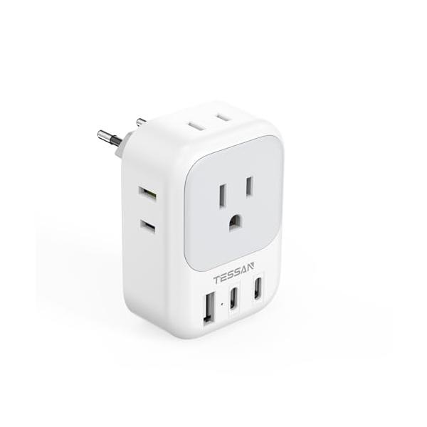 グレー/Cタイプ2USB-C/TS-161-EU-2C・Size:Cタイプ2USB-CColor:グレー・変換プラグ cタイプ変換プラグはcタイププラグを採用し、韓国、ベトナム、タイ、ヨーロッパ、イタリア、フランス、スペイン、ドイツ、スイス...