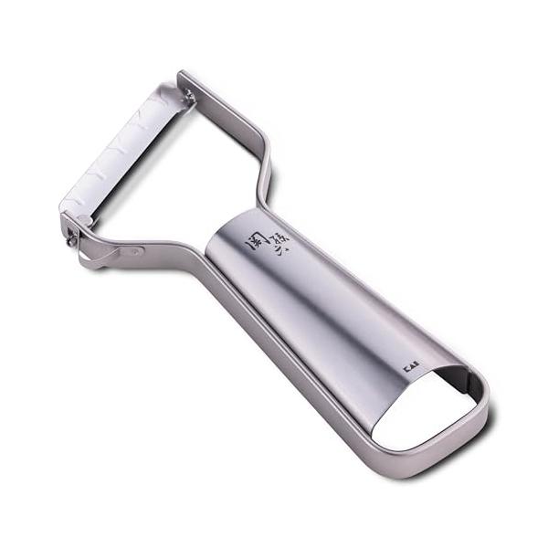 シルバー/-/DH3356・パッケージ個数:1・切れ味の良さに徹底的にこだわった関孫六オールステンレス製のピーラー・サイズ：70×20×152mm、重量：78g・素材・材質：刃部：ステンレス鋼、フレーム：18-8ステンレススチール、プレート...