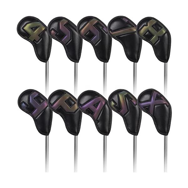 10pcs(4-9PASX) 両面グラデーション番号 黒い合成皮革10pcs(4-9PASX) 両面グラデーション番号 黒い合成皮革/-/10pcs(4-9PASX)・Style:10pcs(4-9PASX) 両面グラデーション番号 黒い合...