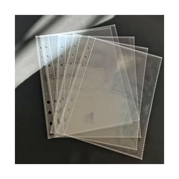 透明/A5 1ポケット40枚入/-・Size:A5 1ポケット40枚入・手帳にフィットするコンパクトサイズ縦 19.2cm× 横13.4cm のポケットは名刺・ブロマイド・シールに最適。A5 バインダーにすっきり収まり、手帳ページとして使い...
