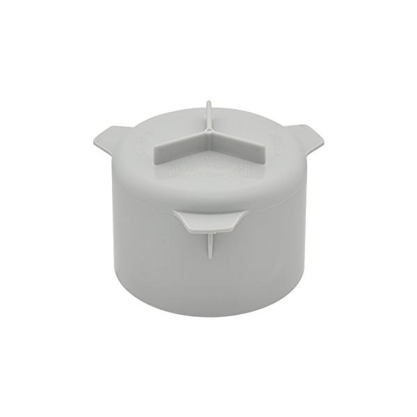 Y 型 mit 羽グレー/約直径9.2×高さ6.5cm/GA-PB037・パッケージ個数:1・本体サイズ:約直径9.2×高さ6.5cm・素材・材質:ポリプロピレン・生産国:日本・使用温度:1~60度・※形状とサイズを必ず確認してください。