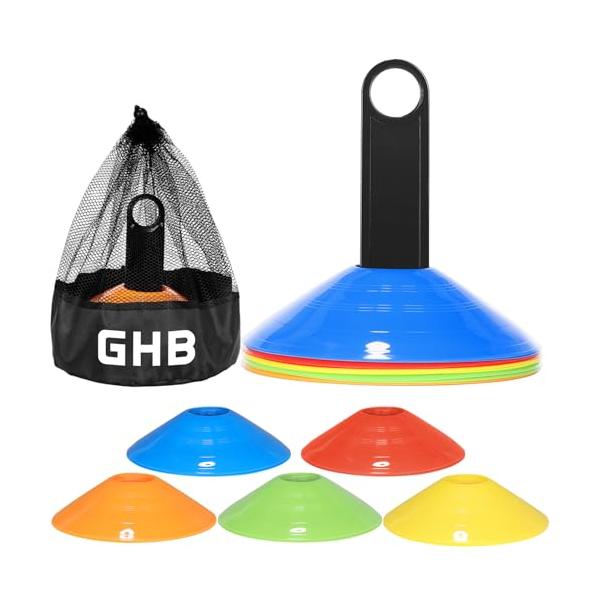 10枚セット?red yellow blue green orange/-/-・Style:10枚セット・柔らかい素材:手で曲げられる程ほどの柔らかい素材で誤って踏んでも割れないです。ドリブル練習やサッカー、バスケットボール、野球などのトレ...