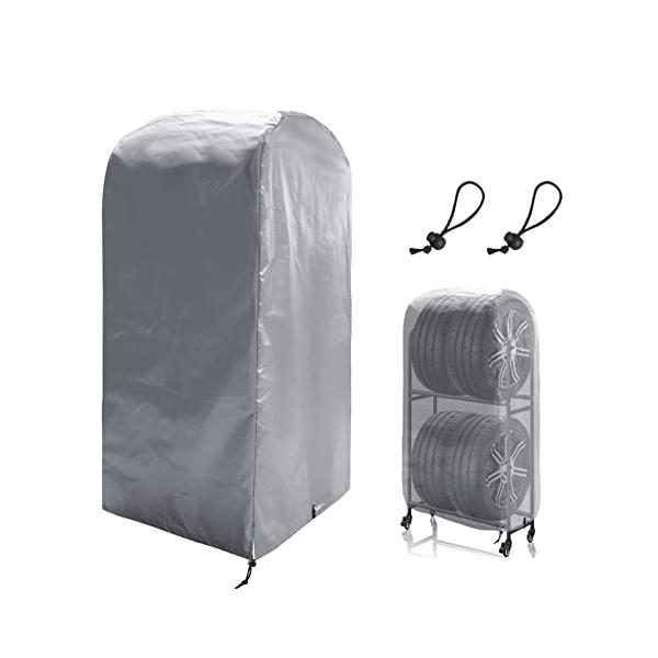 シルバー/73*85*170cm/-・Color:シルバーSize:73*85*170cm・高品質素材こちらのタイヤックカバーは420Dオックスフォード厚手高品質素材を使用、丈夫で耐久性に優れており、紫外線や雨、汚れなどからしっかりタイヤを...