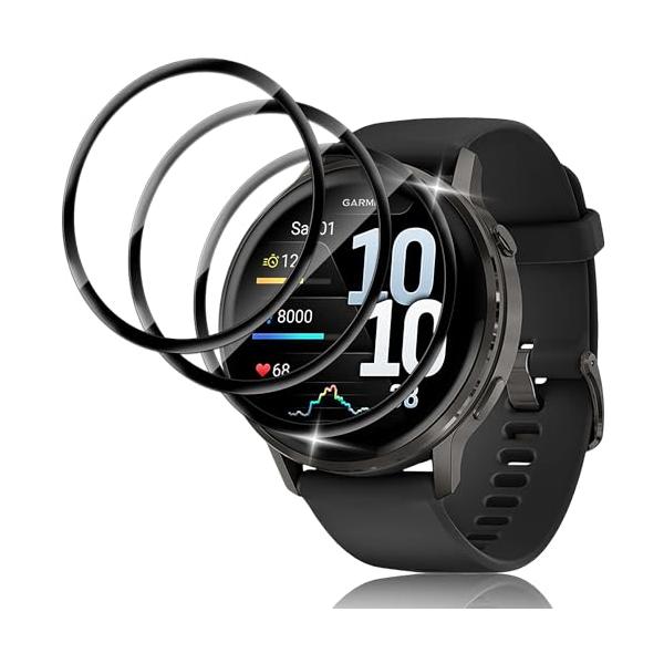 透明です/45ミリメートル/Garmin Venu 4・SetName:WJ-3枚セットGarmin Venu 4・専用設計でぴったりフィット対応 Garmin Venu 4 45mm 専用に設計。画面形状に完全一致する精密カットで、端末に...