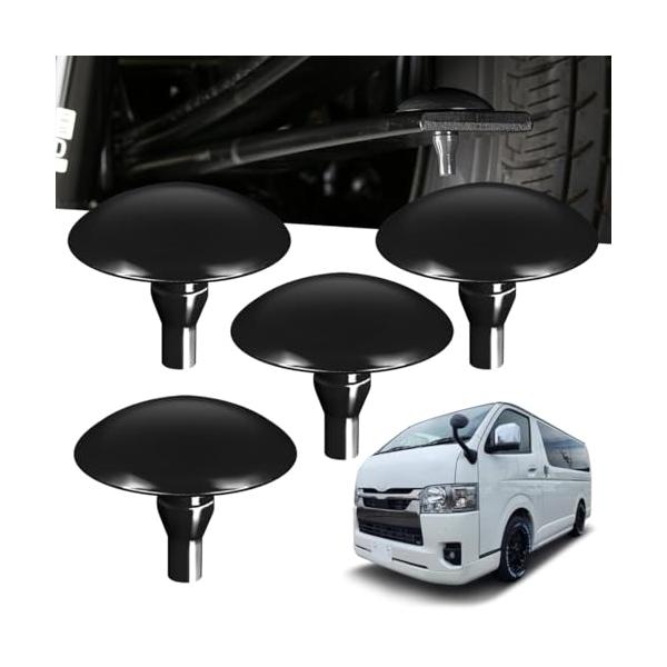 -/-/ブラック・Model:ブラック・適用車型ハイエース TRH/KDH200に適用するハイトダウンサポーターです.ご注意：リーフ形状の違いにより、サイズに合わない車型は取り付けできませんので、ご購入前に車型を確認ください.（サイズに合わ...