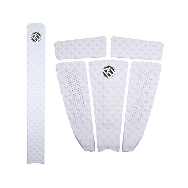 6P ホワイト 白/-/TP-5P07-1・Color:6P ホワイト 白・パッケージ個数:1・サーフィン用 フロントデッキパッド・カスタムグリップ6 カットパターン、3M製超防水粘着テープ、横・縦に広げて自由な形に付けることができるので、...