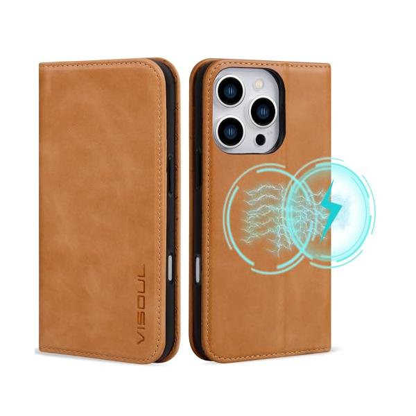 カーキ/-/-・Color:カーキ・全面保護・携帯ケース対応機種iPhone16Pro(6.3インチ)。対応機種と画面サイズをよくご確認のうえ、ご購入いただけますようお願い致します。手帳型ケースの収納ポケットがあり、会社の入館カードや交通系...