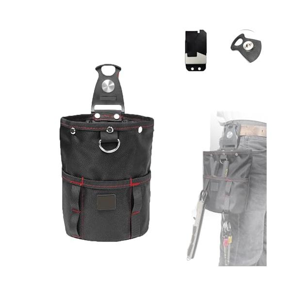 黒赤 小ブラック/-/-・Style:黒赤 小・バネ式開閉オリジナルのバネ式ポケット設計、ワンプルで開閉でき、工具部品に素早くアクセスでき、緊急時の作業効率が50％アップ；二段式収納システム、内蔵のデュアルゾーンコンパートメント+多機能ポケ...