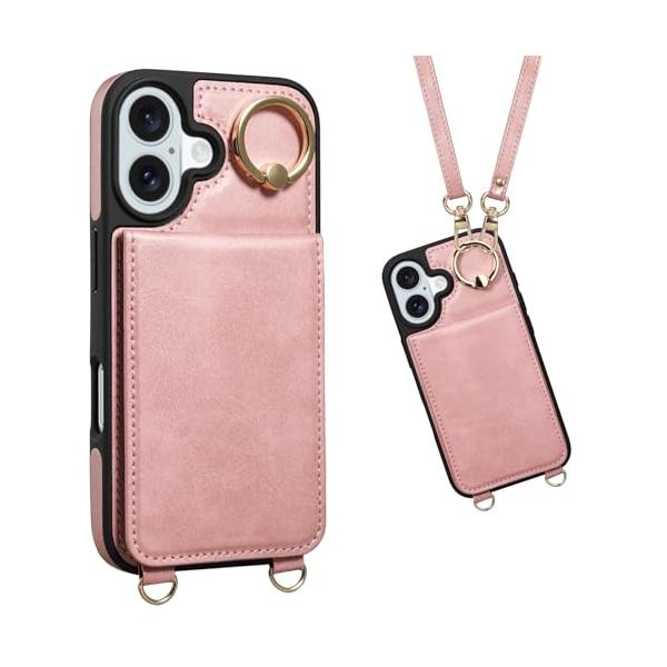 ピンク/iPhone 16/-・Size:iPhone 16Color:ピンク・対応機種縦置き機能が装備され、ショルダーストラップが同梱されており、首から掛けたり肩に掛けたりすることがです。信頼性の高い素材を使用し、背面はマグネットタイプの...