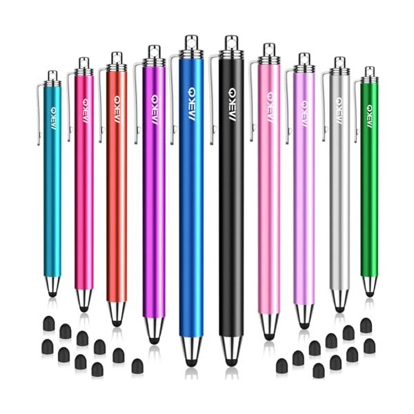 10本セット/-/-・Color:10本セット・指より良いタッチペンは指先より繊細なタッチで、タッチスクリーンのキーなどの小さな接点をより精確にタッチできます。ペン先のゴム幅は6mmで、指を痛めることがありません。・指紋防止＆傷防止 ペン先...