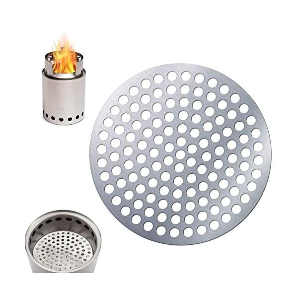 White/タイタン用Φ113mm/-・Size:タイタン用Φ113mm・Solo Stove ロストルSolo Stoveソロストーブ ライト・タイタン・キャンプファイヤーのニクロム線のロストルを保護するために開発しました、専用のペレット...