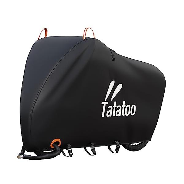 ブラック/-/Black-XL・Model:Black-XL・210D厚手素材自転車カバーは、優れた210Dオックスフォード生地を使用しています。210Dの数字は、生地の密度を表しており、より頑丈で耐久性のある素材であることを意味します。一...