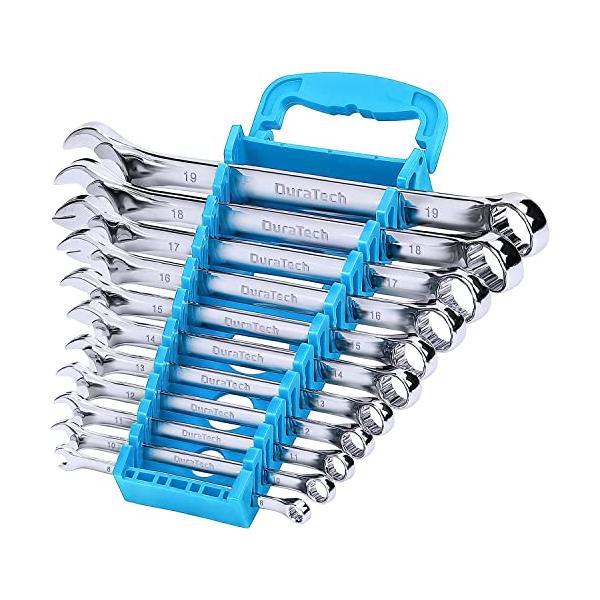 銀色/-/-・仕様収納ホルダー付きコンビネーションレンチ11本組。8mm、10mm、11mm、12mm、13mm、14mm、15mm、16mm、17mm、18mm、19mm各1点。・高品質CR-V鋼製本体は高品質CR-V鋼製、堅牢で耐久性に...