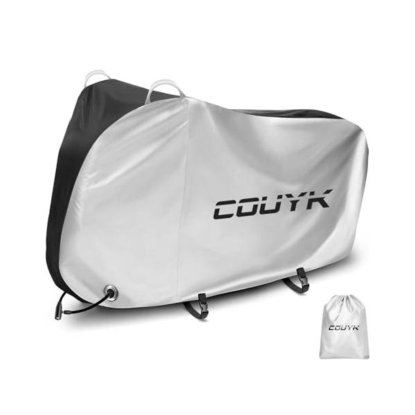 ブラック/29 インチ まで の 自転車 対応/COUYK-420D(シルバー)・Model:COUYK-420D(シルバー)・パッケージ個数:1・超長持ち耐久使用的な生地COUYK自転車のカバーは420D高密度オックスフォード生地の精密な...