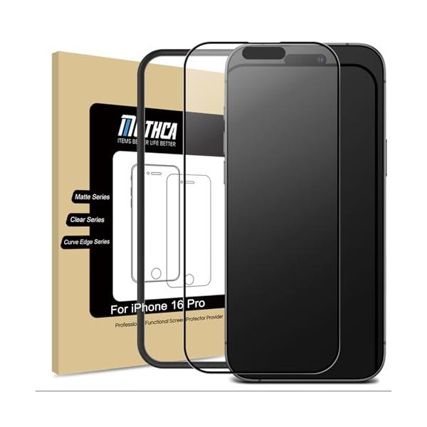 -/iPhone 17/16 Pro用-6.3インチ/iPhone 16 Pro - 63 Pouces・Size:iPhone 17/16 Pro用-6.3インチ・パッケージ個数:1・アンチグレアフィルム対応機種：iPhone17/iPh...