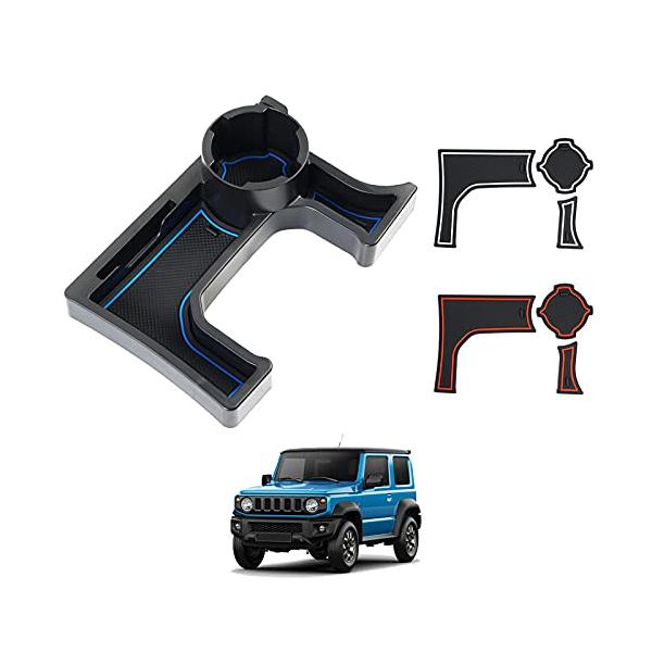 ブラック/スズキ ジムニー MT車 コンソールに専用/-・Size:スズキ ジムニー MT車 コンソールに専用Color:ブラック・1.適合車種：新型 スズキ ジムニー・ジムニーシエラ・ジムニーノマド MT車に適合。型式：JB64型・JB7...