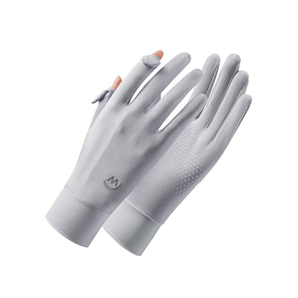 グレー/Free Size/-・Color:グレー・UPF50+・紫外線から手肌を守る暑い夏の時期で、お顔だけでなく、紫外線から日灼けしやすい両手を守ることも重要になります。UVカット手袋は厳選されたUVカット素材を採用して、業界最高水準U...