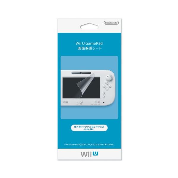パッケージ個数:1・Wii U GamePadの液晶画面をキズや汚れから守る保護シート・持ち手付で、位置合わせがしやすい独自の貼り付け方式を採用・型番:WUP-A-SHAA