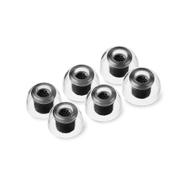 標準ノズル/完全ワイヤレス対応クリア＆ブラック/MS/M/MLサイズ各1ペア/AZL-XELASTECII-ST-SET-M・Size:MS/M/MLサイズ各1ペアStyle:標準ノズル/完全ワイヤレス対応・パッケージ個数:1・Ultima...