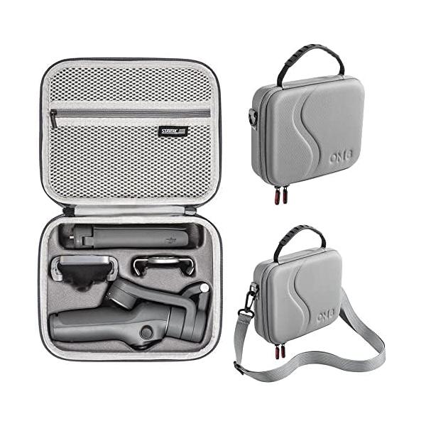 グレー/-/-・対応機種Osmo Mobile 6 ジンバルスタビライザー・-表面には防水仕様のポリウレタン素材を使用。耐衝撃性のある高品質のLycra(ライクラ)素材を2層にした裏地付き。 Osmo Mobile 6ジンバルスタビライザー...