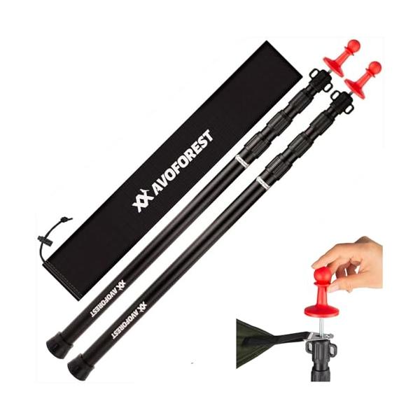 ブラックブラック/-/-・Style:ブラック・- ?商品詳細 材質： アルミ A6063（アルマイト加工） サイズ： (約)φ3.1cm×88cm〜265cm （有効長 : (約)82cm〜259cm） 重量： (約)1.26kg（1セッ...