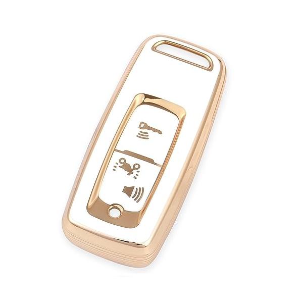 Style Aゴールデンホワイト/キーケース/dmJB-wTPU-BTmtc002pd-JinBai・Style:Style AColor:ゴールデンホワイト・適応車種適合ホンダバイク 2021~ PCX 150/125(JK05) PCX...