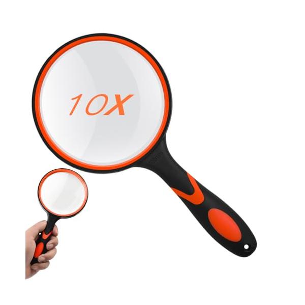 オレンジ/other/VJFT7・Color:オレンジ・仕様：1個 、サイズ：25cm*11cm、厚さ約21mm。・高品質な素材：ハンドルはゴム製で滑りにくく、人間工学に基づいたデザイン、レンズは光学ガラスレンズを使用。軽量で持ち運びしやす...