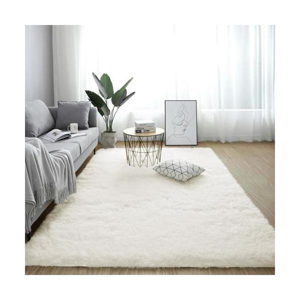 スカンジナビアンアイボリー/120x160cm/-・Color:アイボリーSize:120x160cm・?厚手版仕様サイズ：120x160cm 、重量1.1KG。(1)毛足の長さ：約40mm (2)ポリウレタンの厚さ：約10mm（他社より5...
