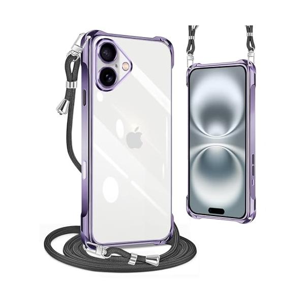 パープル/iphone 16 plus/-・Size:iphone 16 plusColor:パープル・パーフェクトフィットiphone 16 plus専用にデザイン。お使いの携帯電話のすべての機能、ポート、ボタンに簡単にアクセスできます。...