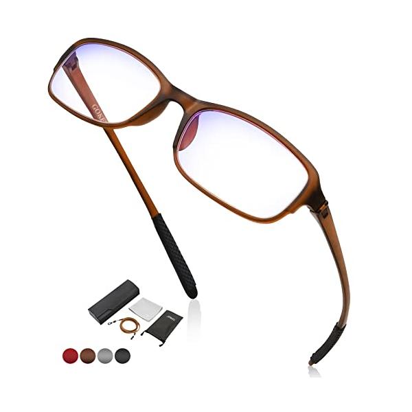 1.3倍-ブラウン/-/glasses_148_brown_1.3X・Color:1.3倍-ブラウン・パッケージ個数:1・?弾力性に優れたTR90フレーム・ネジなしの丁番※本商品はメガネの上からかけることはできません。予め了承のうえ、ご注文...