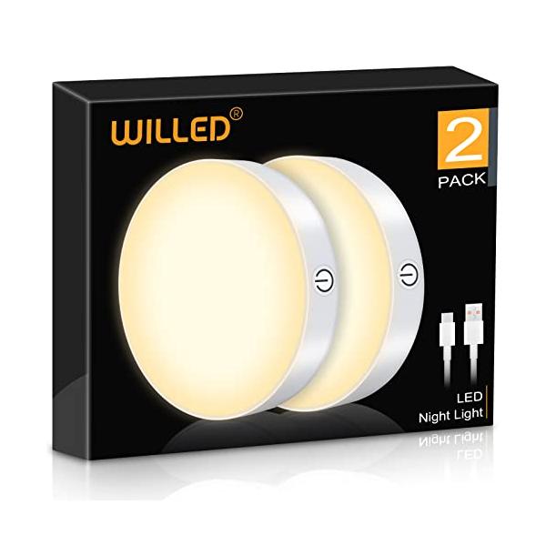 モダンWarm White 3000K/ホワイト/WNL-A2・Color:Warm White 3000KSize:ホワイト・パッケージ個数:1・調光な明るさ - キッチンライトは操作が簡単で、短く押すとオン/オフになり、長押しすると明る...