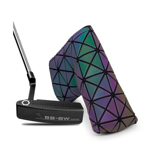 ブラック/-/-・Color:ブラック・高品質な素材：ゴルフヘッドカバーは高品質な素材を採用しております。表地は耐磨耗性の良い合成皮革(PUレザー)で、耐久性が良くて、長持ちです。更に、防水で、うっかりで雨に降られても心配なしで、汚れなどで...